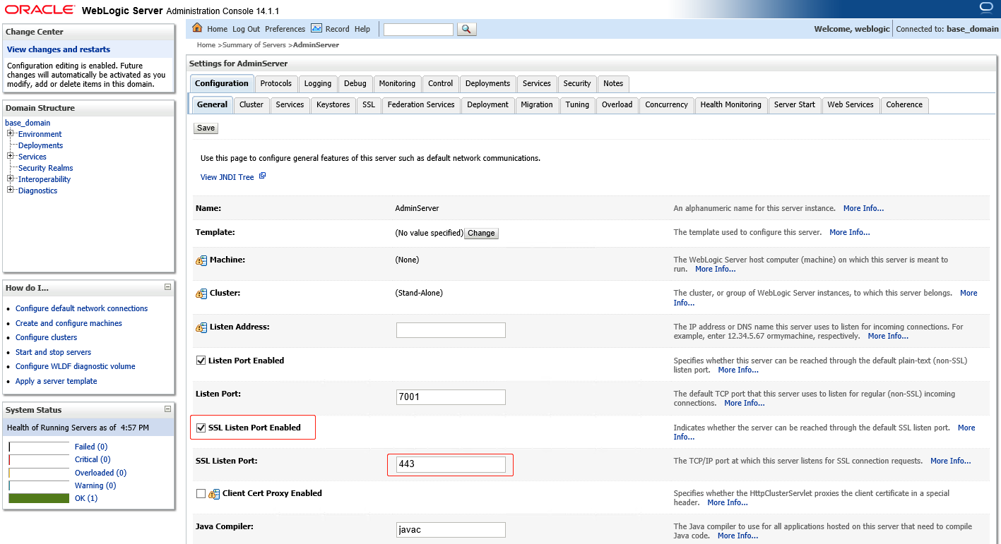 Installing a Certificate on WebLogic Servers | Tencent Cloud
