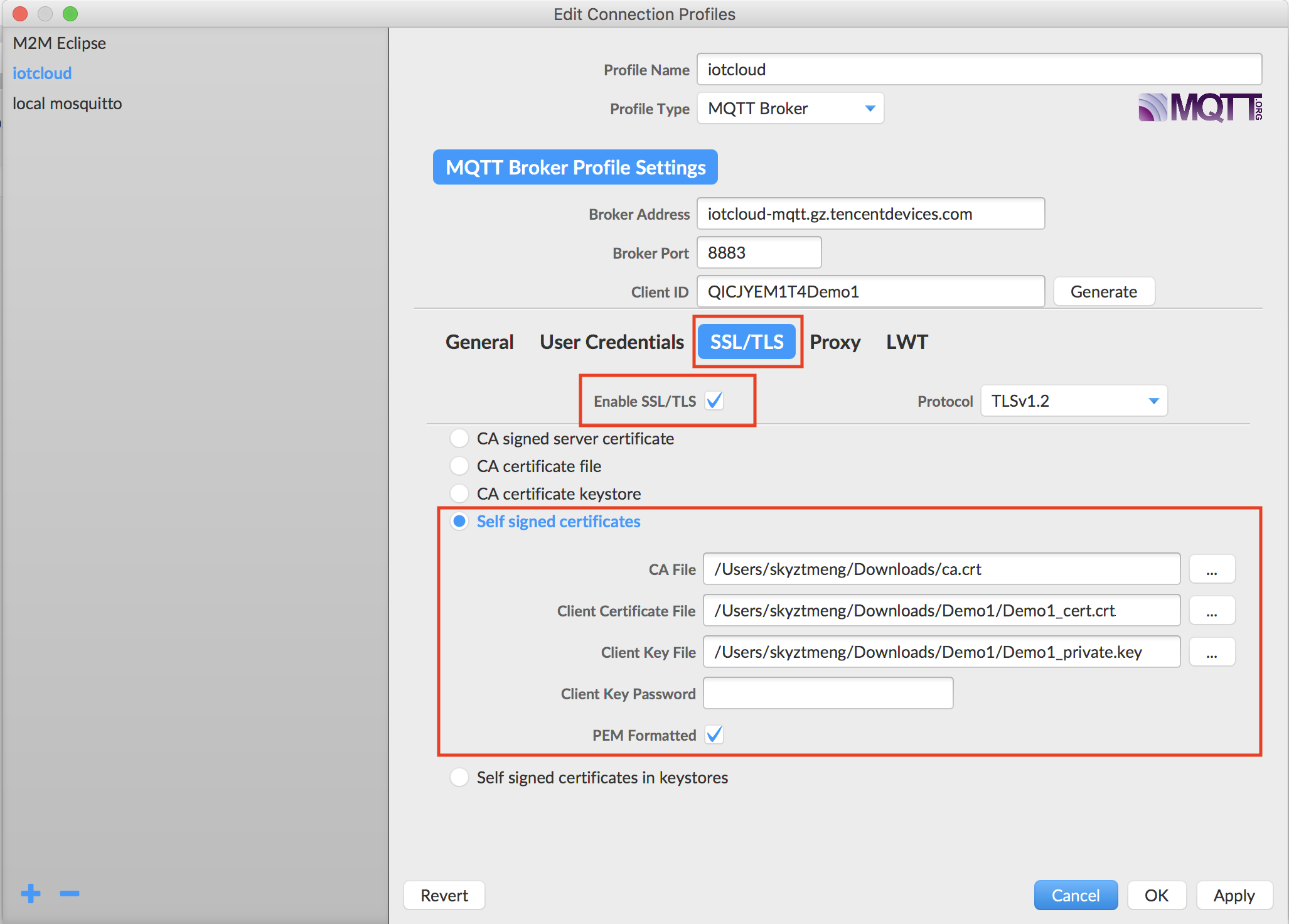 物联网通信 MQTT.fx 接入指南 - 快速入门 - 文档中心 - 腾讯云